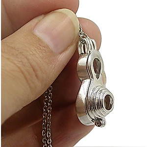 Pearlina Infinity Cultured Pearl Oyster Necklace Set Silver-tone Cage Locket W/Stainless Steel Chain 18"