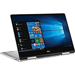 Dell Inspiron 2-in-1 Touchscreen 13.3" FHD Laptop, 8GB RAM, 1TB SSD, i5-8265U 4 Cores up to 3.90GHz, Backlit, Fingerprint, USB-C, Webcam, 1920x1080, HDMI, Bluetooth, Win 10, Silver (Renewed)