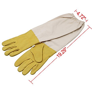 MUDUOBAN Beekeeping Supplies 11pcs Beekeeping Tools Kit for Beekeeper Bee Hive Smoker/Bee Brush/Beekeeping Gloves/Queen Bee Cage/Beehive Frame Gripper