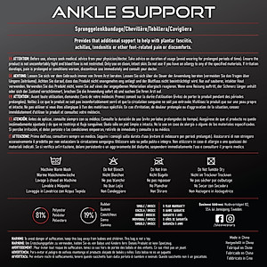 Sleeve Stars Ankle Brace for Sprained Ankle, Plantar Fasciitis Relief Ankle Support for Men and Women, Ankle Compression Sleeve w/ Strap (Single/Baby Pink)