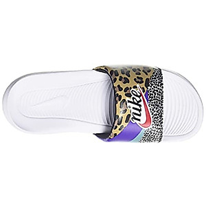 NIKE WOMEN'S VICTORI ONE SLIDE PRINT, White, 4.5 UK (6.5 US)