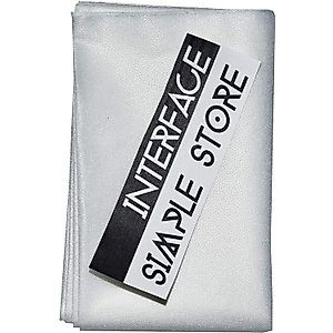 Fusible White LIGHTWEIGHT to Medium Interfacing. Stabilizer Prevents Sagging in Unstable Fabric. Fuses to The Back of The Fabric Using Heat. Non-woven, Iron-on interface. 1 Yard x 60”. By Simple Store