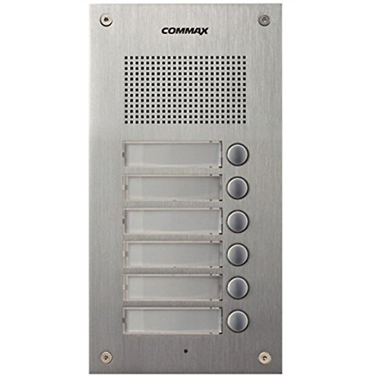 Commax 6-Button Audio Intercom Lobby Panel for 6-Apartment Building