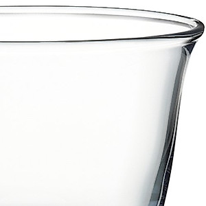 LSA International Serve Tall Dish (4 Pack), 4.5", Clear