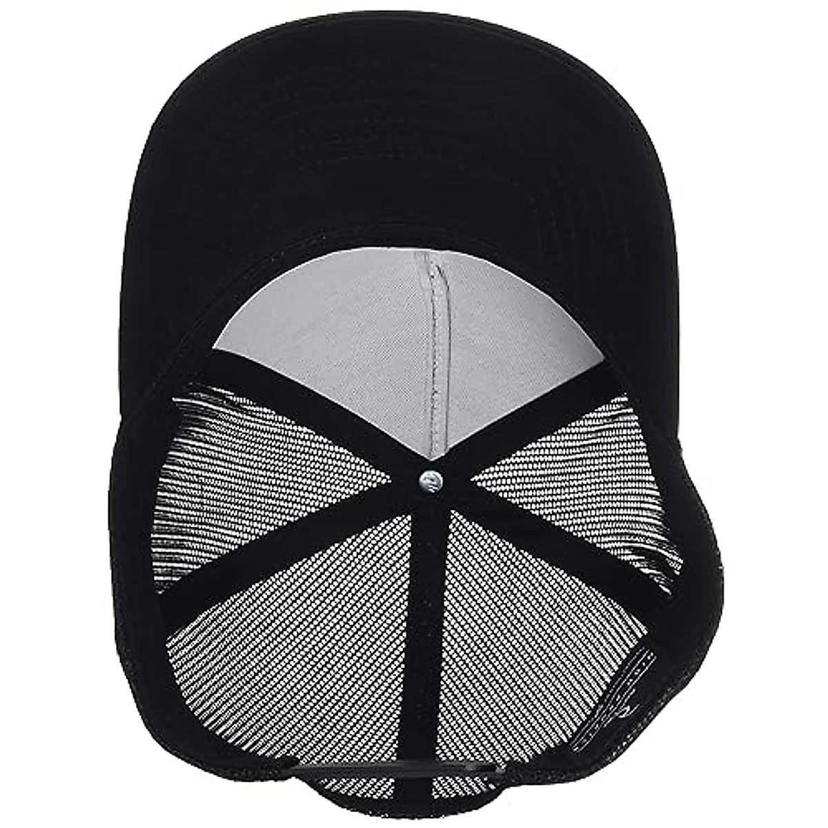 Rip Curl Icons Trucker Hat, Mesh Back Cap Snapback for Men, Adjustable, Eco Black/Red