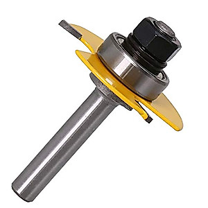 Meihejia 1/4 Inch Shank Slot Cutter Router Bit Set - 6 Size