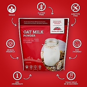 Hoosier Hill Farm Instant Oat Milk Powder, 3LB (Pack of 1)