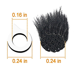 SUNMON Camera Mic Windscreen Windshield Wind Muff for DJI Osmo Action Camera,Sony RX1 RX10 RX100 Digital Compact Cameras Wind Cover (10 Pack)