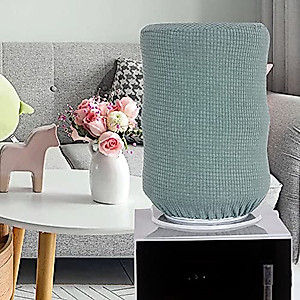 Water Dispenser Barrel Covers for 5 Gallon Water Bottle, Fabric Durable Water Cooler Dust Proof Covers For Decor, Reusable Furniture Standard Cover Protector For Home, Office (White)