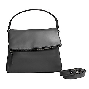 Visconti Lucy 19789 Womens Soft Leather Top Handle Pocketbook/Handbag (Black)