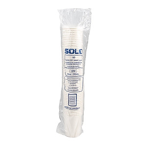 Solo 370W-2050 10 oz White SSP Paper Hot Cup (Case of 1000)