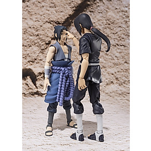 Bandai Tamashii Nations Naruto Shippuden Sasuke Uchiha S.H. Figuarts Action Figure (Itachi Battle)