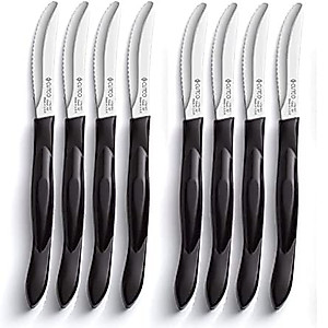 CUTCO Set of 8 Steak/Table Knives #1759 - Black