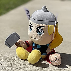 Bleacher Creatures Marvel Thor 8" Kuricha Sitting Plush- Soft Chibi Inspired Toy