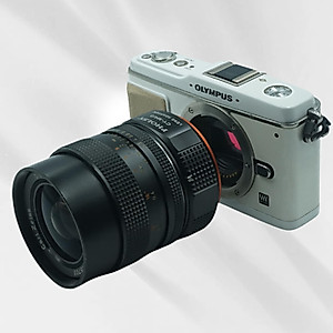 PHOLSY Lens Mount Adapter CY to MFT Compatible with Contax/Yashica CY Mount Lens to Micro Four Thirds (M4/3 Micro 4/3) Mount Camera Body Compatible with Olympus Panasonic Lumix Cameras CY to M4/3