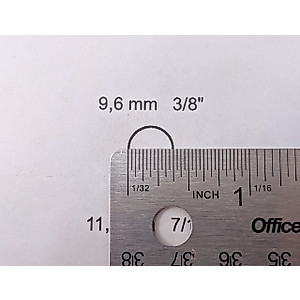 Generic Plastic Stopper Replacement Plug for Salt and Pepper Shakers, Flower Pots, Bottles, Pipes etc (6 pieces) (Sizes 1 2 , 7 16 , 3 8 ), White