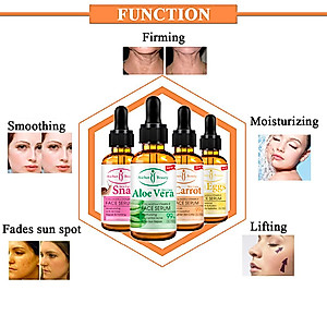AICHUN BEAUTY Serum 99% Vitamin E Collagen Face Lifting Smoothing Oil Control Acne Perfecting Primer 4 Type (#04 CARROT)
