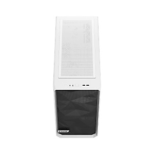 Fractal Design Meshify 2 Lite White ATX Flexible Tempered Glass Window Mid Tower Computer Case