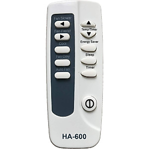 HA-600 Replacement for Frigidaire Air Conditioner Remote Control 309350502 Works for FAS185J2A5 FAS186L2A1 FAS225J2A2 FAS225J2A3 FAS255J2A2 FAS255J2A5 FAS295J2A2 FAS295J2A3 FAS295J2A4