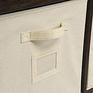 Sauder Stow-Away 4-Cube Organizer, Smoked Oak Finish