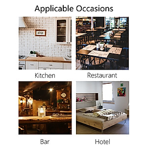 CBEYNCHOS Wooden Utensil Holder Cutlery Caddy,Flatware Organizers for Forks Spoons Knives Cooking Tools,Large Capacity,Kitchen Table Decor for Party Bar and Home use (Simple White A)