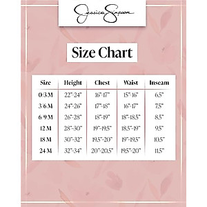 Jessica Simpson Baby Girls' Romper - Overall Jumpsuit with Hat or Headband - Long Sleeve Bodysuit for Newborns/Infants, 0-24M, Size 3-6 Months, Leopard