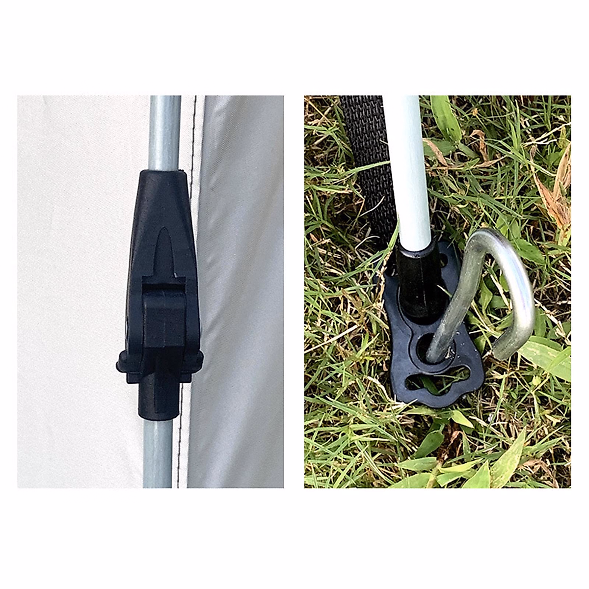 Pop Up Tent Pop Open in Three Seconds,Double Doors and Four Windows Quick Erect Tent, Firm and Stable Backpack Tent, Ideal for Camping in The Garden 4 People