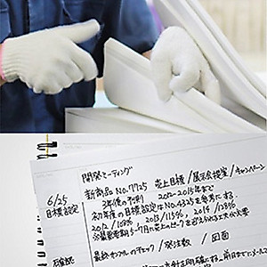 Maruman MNEMOSYNE Notebook 8.27 x 5.83 Inches (A5), 7mm ruled 24-line, 80 Sheets (N195A), Black