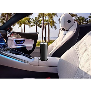 Meoky 30 oz Insulated Tumbler with Lid and Straw, Stainless Steel Vacuum Insulated Tumbler, Keeps Cold for 24 Hours, 100% Leak Proof, Fits in Car Cup Holder (Night)