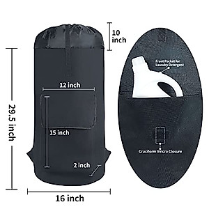 Siaomo Laundry Bag Backpack, 118L Extra Large Travel Backpack Laundry Bag, Durable Portable Dorm Laundry Hamper Bag with Padded Shoulder Straps For College Students