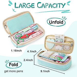 Angirlish Custom Pencil Case,Personalized Preppy Pencil Pouch with Name,Large Pencil Box for Office Supplies, Aesthetic Pen Case for Kids Teen Girls Adults,Back to School Gifts for Student Teacher