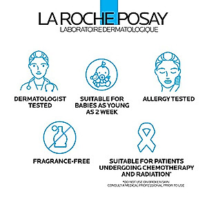 La Roche-Posay Cicaplast Balm B5, Healing Ointment and Soothing Therapeutic Multi Purpose Cream for Dry & Irritated Skin, Body and Hand Balm, Baby Safe, Fragrance Free