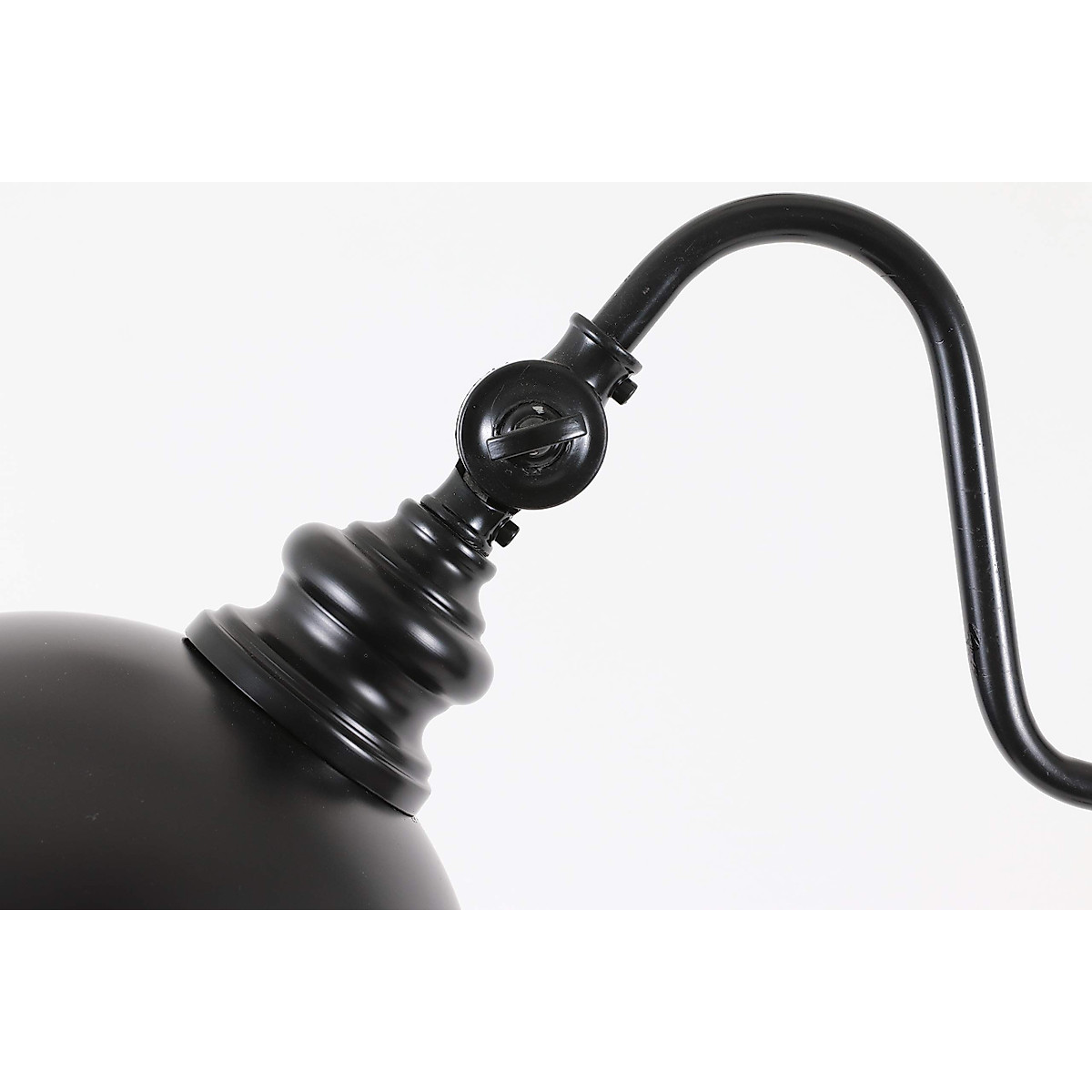 Decor Therapy Chloe Steel Pharmacy Floor Lamp, Matte Black