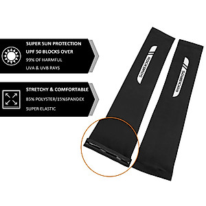 ROCKBROS Sun Protection Arm Sleeves Cooling Running Golf Fishing Cycling Arm Sleeves