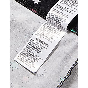 Amazon Essentials Girls' Leggings (Previously Spotted Zebra), Pack of 5, Aqua Green/Navy/Pink/Stars/Stripe, Small