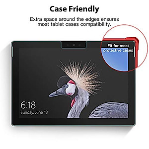 MoKo Matte Screen Protector for Microsoft Surface Pro 7 plus/Pro 7/Pro 6/Pro 5/Pro 4/Pro LTE Tablet, Anti Reflection PET Film, Write Draw and Sketch with Surface Pen Like on Paper, Clear