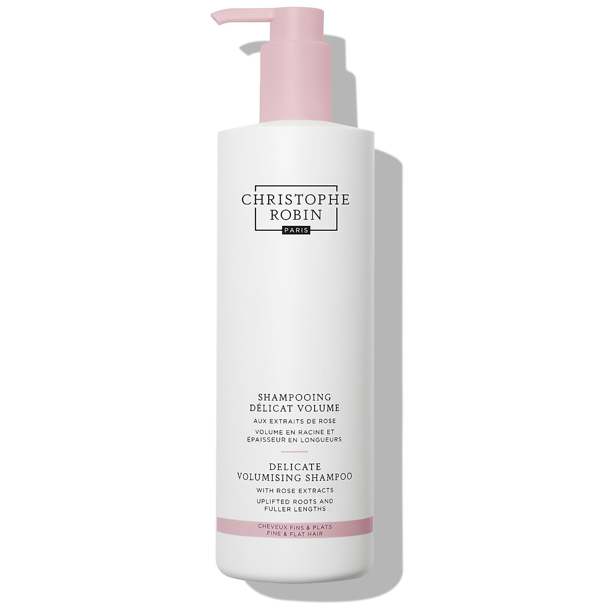 Christophe Robin Delicate Volumizing Shampoo With Rose Extracts for Thin, Fine, and Flat Hair Jumbo Size 16.9 fl. oz