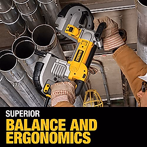 DEWALT - GID-298457 Portable Band Saw, Deep Cut, 10 Amp, 5-Inch (DWM120) Black/Yellow