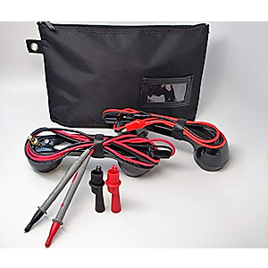 Loop Check Phones Electrician Continuity Test Phone Fox & Hound Cable Continuity Phone Tracer Probe Tone Set Electrician Phone Electrical Tester JE002-BM