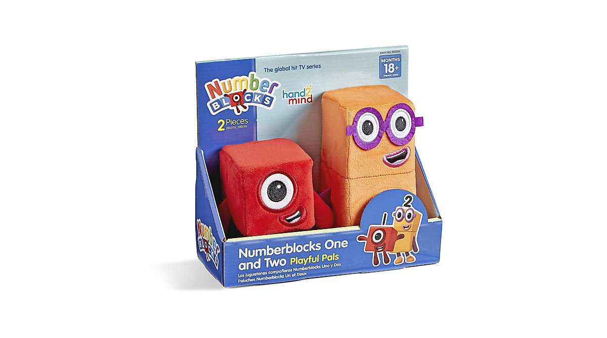 Hand2mind Numberblocks One and Two Plush Toys