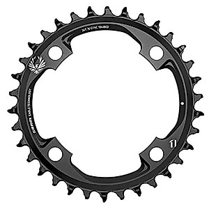 SRAM X-Sync 2 Eagle 11 or 12-Speed Chainring 34T 104mm BCD Black