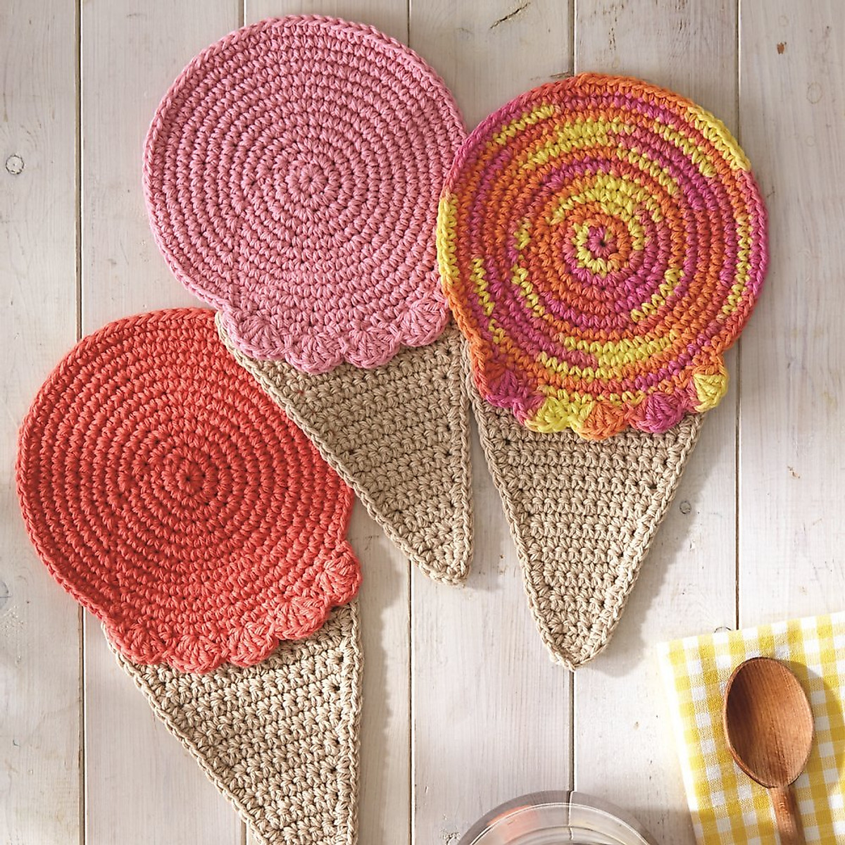 Lily Sugar 'N Cream The Original Ombre Yarn, 2oz, Gauge 4 Medium, 100% Cotton, Playtime - Machine Wash & Dry