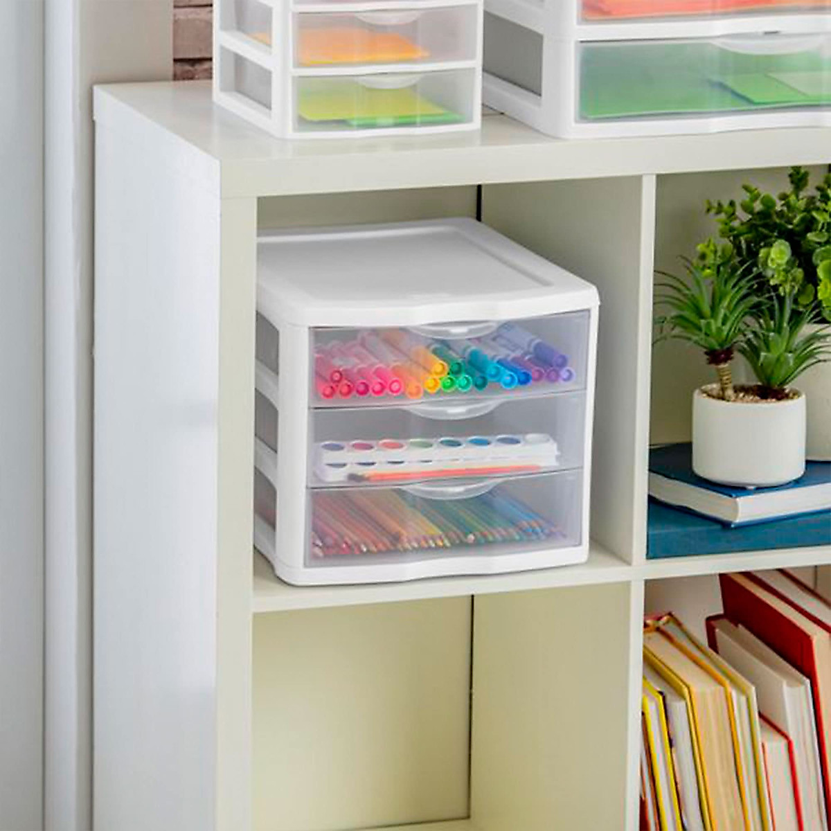 Sterilite ClearView 3 Storage Drawer Organizer
