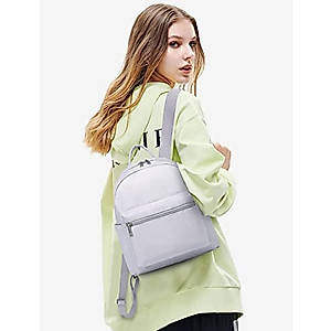 LOVEVOOK Mini Backpack Purse Small Cute Fashion Light Grey Backpack for Women Wear-resistant