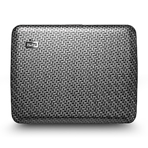 ÖGON -DESIGNS- Aluminum wallet, Large capacity with metal lock, RFID Protection against fraud and demagnetization, Smart Case OSLO Large model