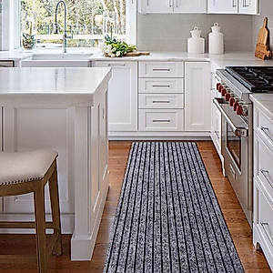 Aminana Custom Sizes 2ft ~ 82ft Runner Rug 2ft x 6ft Indoor Outdoor Utility Carpet Runner,Area Rugs with Non-Slip Rubber Backing for Hallway Kitchen Entryway Balcony Garage Stair Laundry