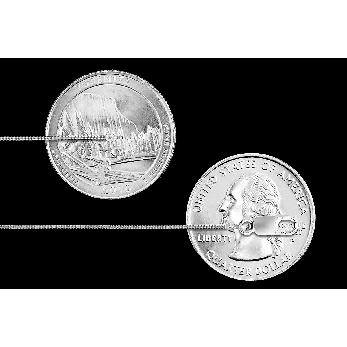 Sterling Silver Magic Snake Chain 1mm Solid 925 Italy New Brazilian Necklace 18"