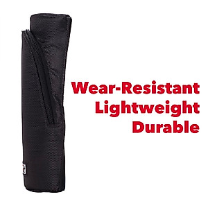 Case-it Magnetic Stand Up Pouch, Stand up Pencil Case, Large Capacity Pencil Pouch, Zipper Phone Holder, Mobile Phone Bracket, Stationery Organizer, Storage Makeup Pouch, PLP-167, Black