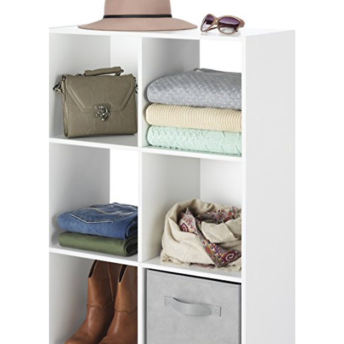 Whitmor 6 White Cube Organizer