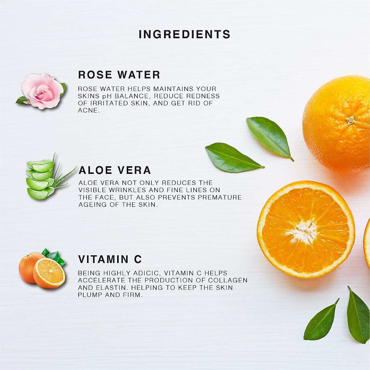 Vitamin-C Face Mist and Setting Spray for All Skin Types - Enhanced with Hyaluronic Acid, Aloe Vera and Rose Water - Skin Brightening, Anti-Aging, Moisturizing, Pore Minimizing - 4 Fl Oz